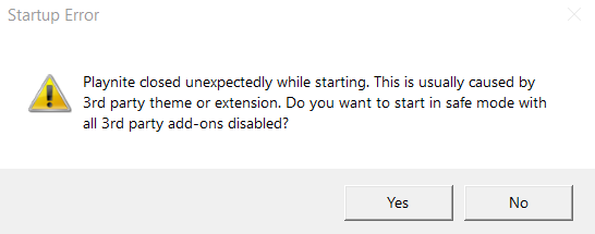 Incomplete setup now I can't open Playnite · Issue #3139 · JosefNemec ...