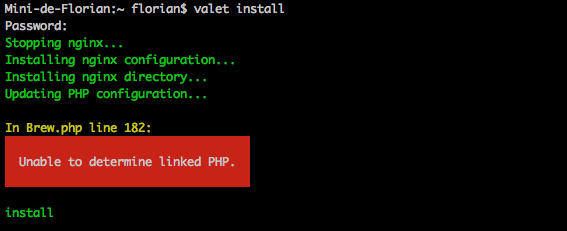 Unable to install Valet on fresh macOS install · Issue #562 · laravel/valet · GitHub