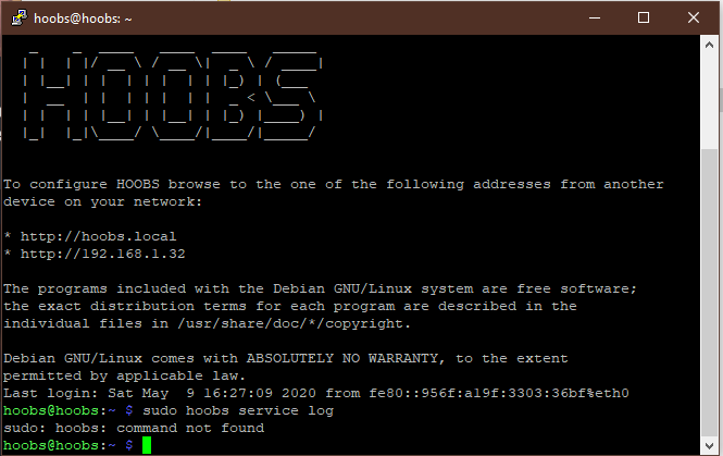 Update failed, loop to logo · Issue #622 · hoobs-org/HOOBS · GitHub