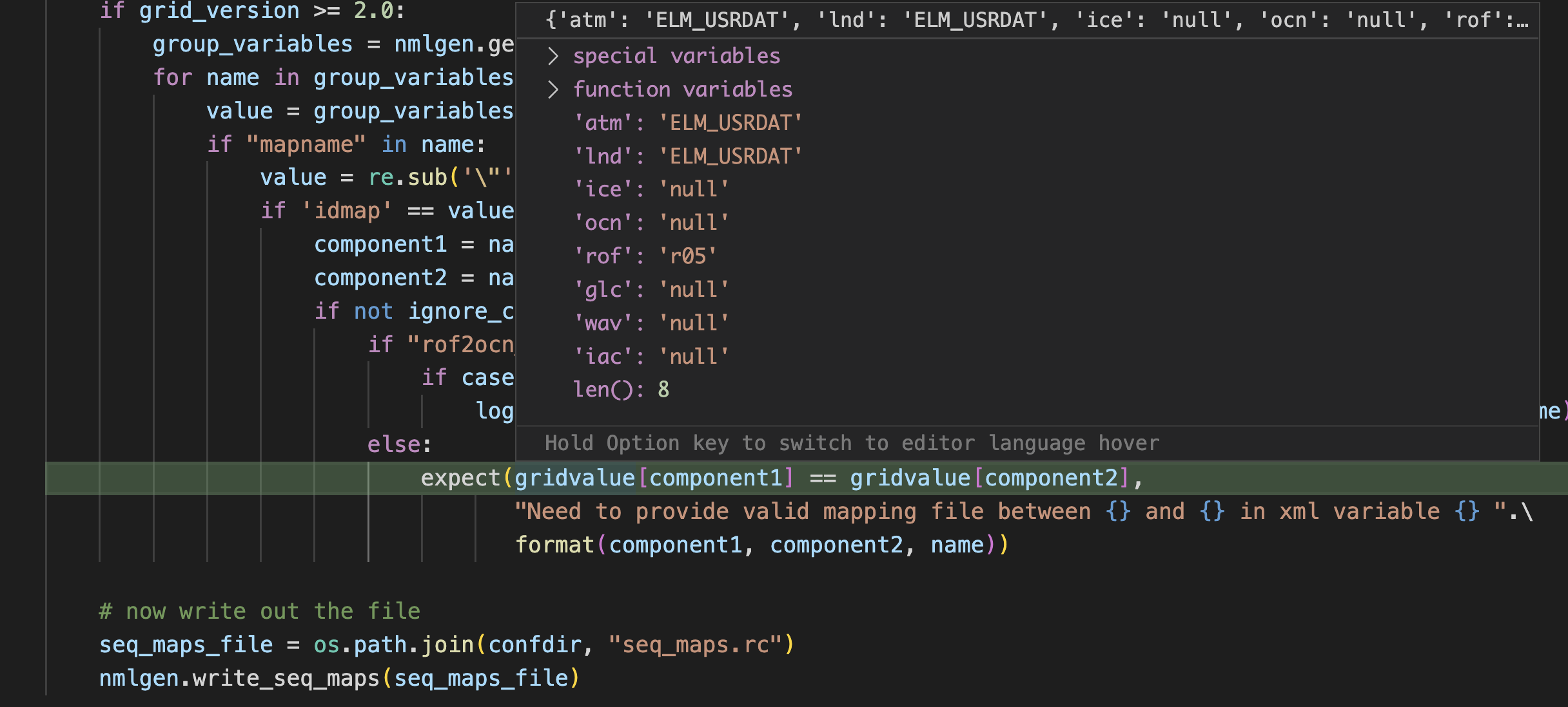 ERROR: Need to provide valid mapping file between lnd and rof in xml variable lnd2rof_fmapname ...