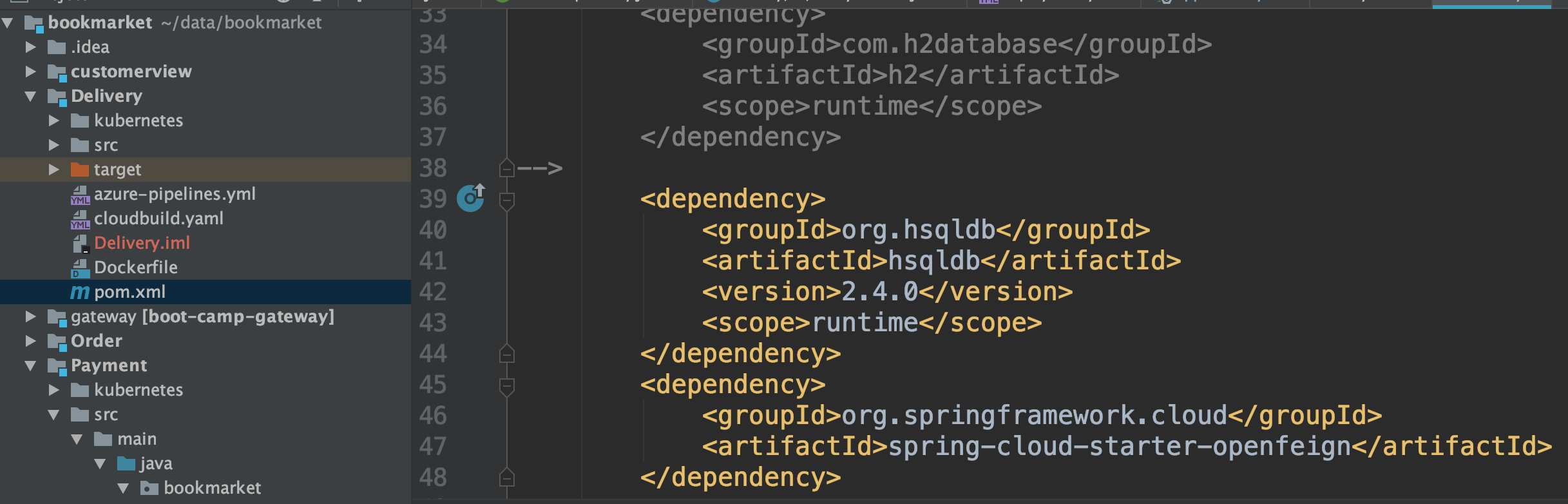 GitHub - jaesunyoon/bookmarket-gateway