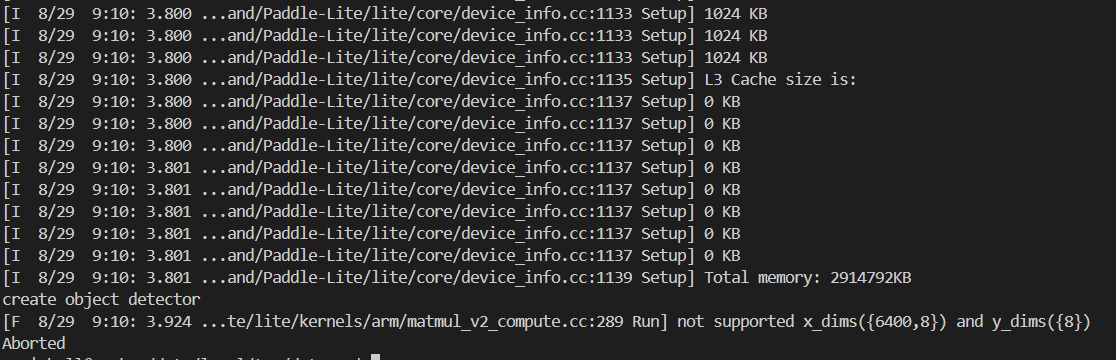 release/2.4分支代码训练的lcnet模型用paddleLite在安卓上部署时报错 · Issue #6776 · PaddlePaddle/PaddleDetection · GitHub