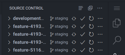 Git worktrees are now shown pointing to the same branch in SCM sidebar · Issue #164404 ...