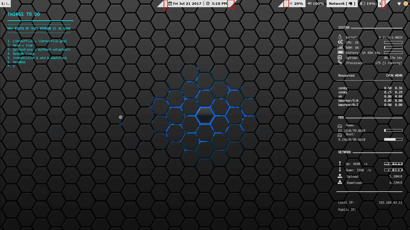 Module margin != 0 · Issue #670 · polybar/polybar · GitHub