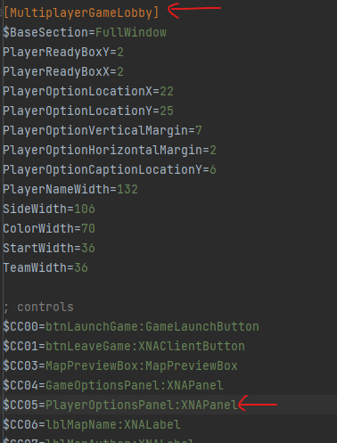 Could not find required child control: PlayerOptionsPanel · Issue #342 · CnCNet/xna-cncnet ...