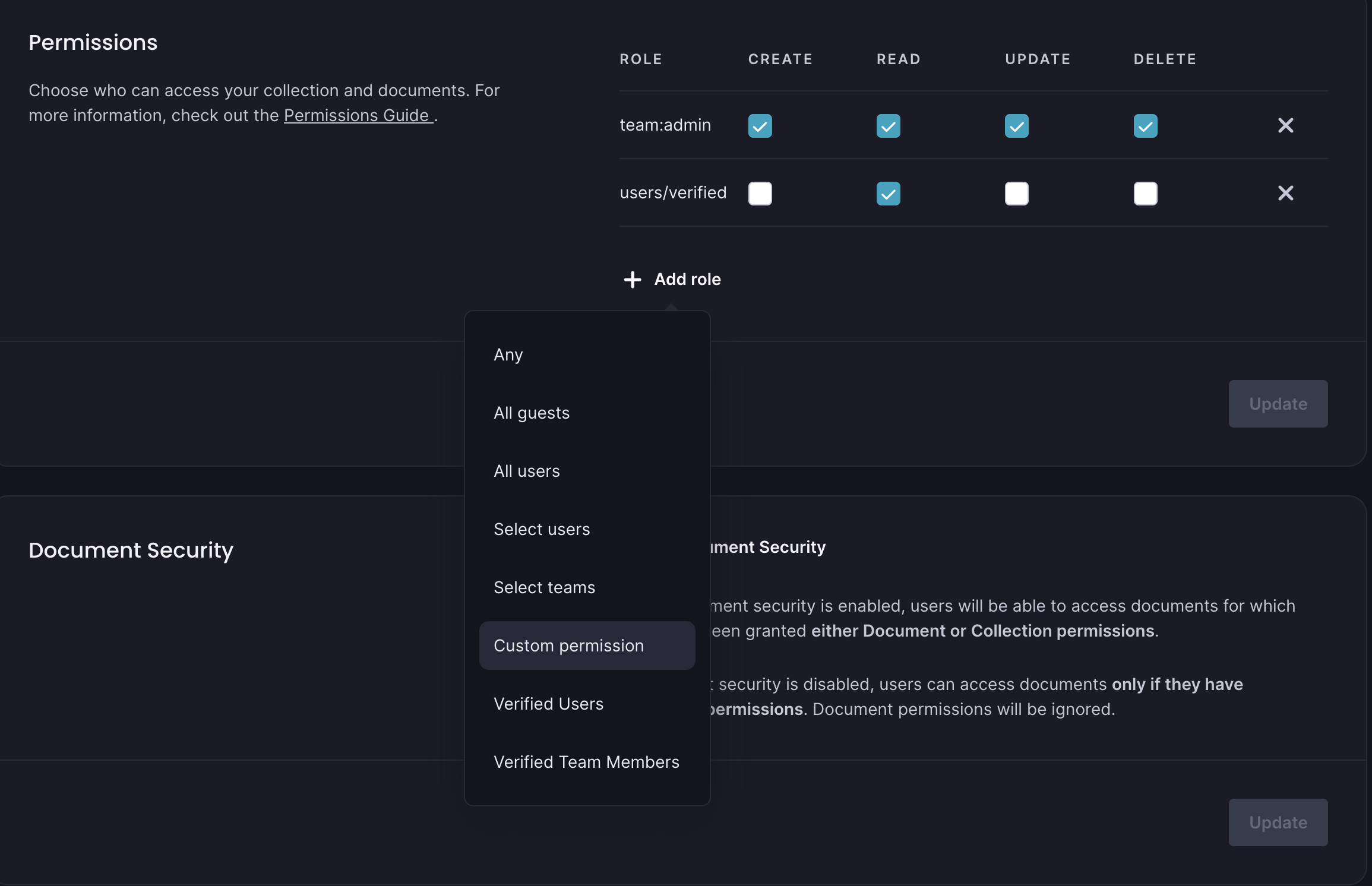 🚀 Feature: Permission Presets · Issue #5991 · appwrite/appwrite · GitHub