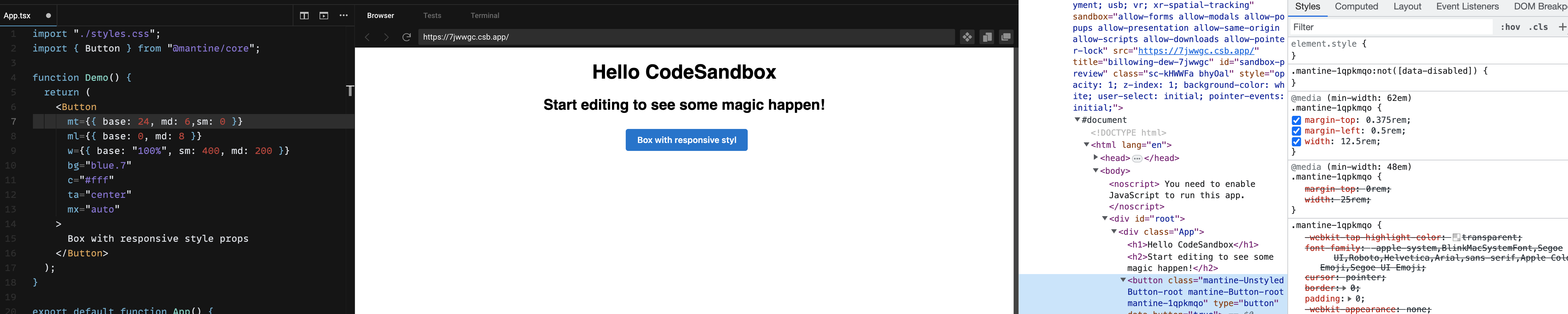 Breakpoints Media Queries In The Wrong Order · Issue 3719 · Mantinedevmantine · Github 