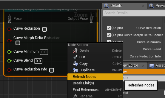 Setting AnimGraph Node property bShowPin to true doesn't update node.node_pins() · Issue #739 ...