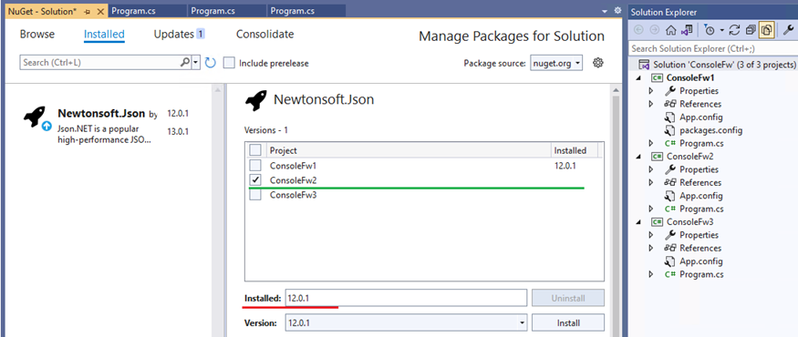 Bug Bash Suggestion The “installed” Package Version Showed A Version Installed Into Other 4171