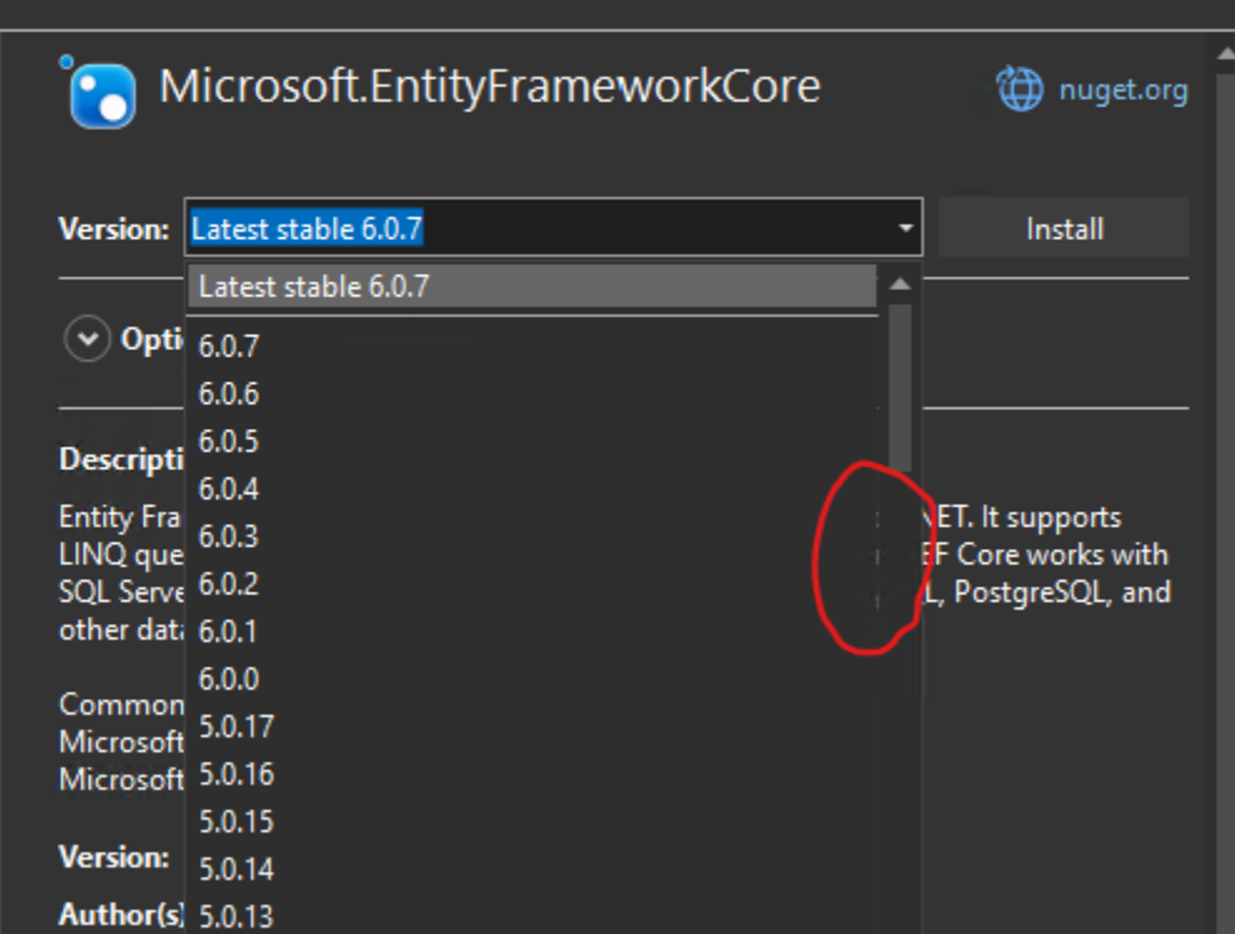 [Bug Bash] There is a tiny gap in the version drop-down list of PM UI · Issue #11990 · NuGet ...
