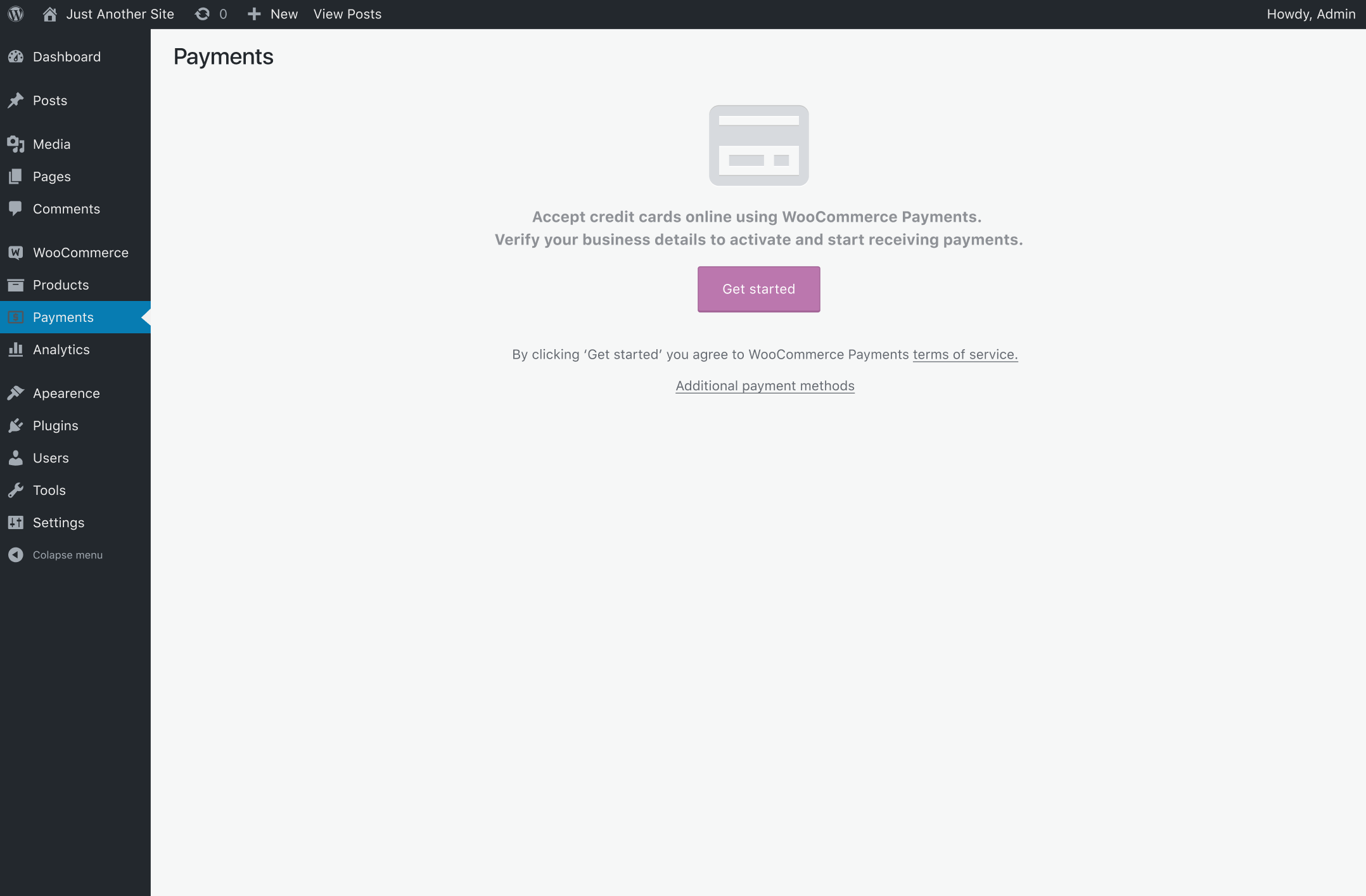 Verify your business details CTA page · Issue #198 · Automattic/woocommerce-payments · GitHub