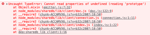 import ShareDB.Doc Error · Issue #560 · share/sharedb · GitHub