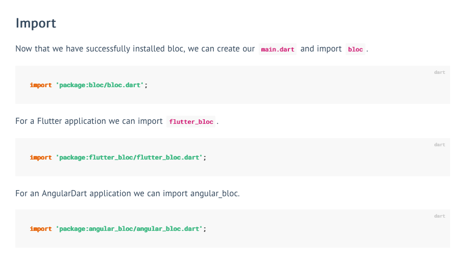 docs: Please use Jetbrains Mono as code font · Issue #3388 · felangel/bloc · GitHub