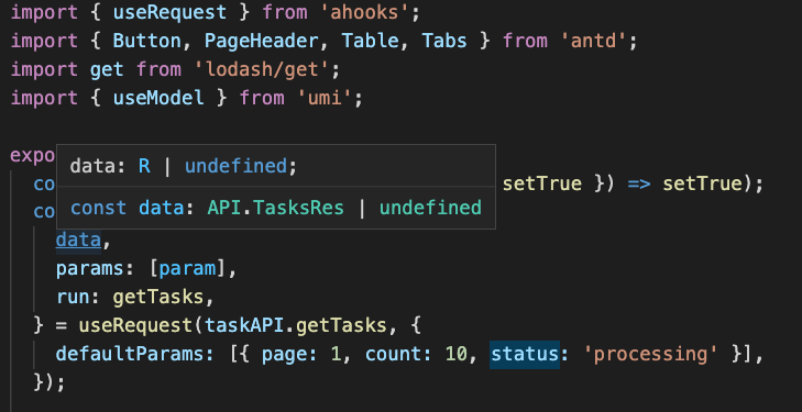 [Bug] useRequest typescript 类型推导 · Issue #5872 · umijs/umi · GitHub