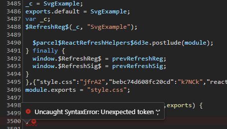 Use svgr when any svg element has line style prop will generate broken code · Issue #7389 ...