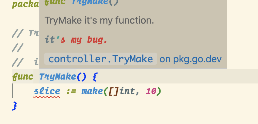function documentation rendering error · Issue #2423 · golang/vscode-go · GitHub