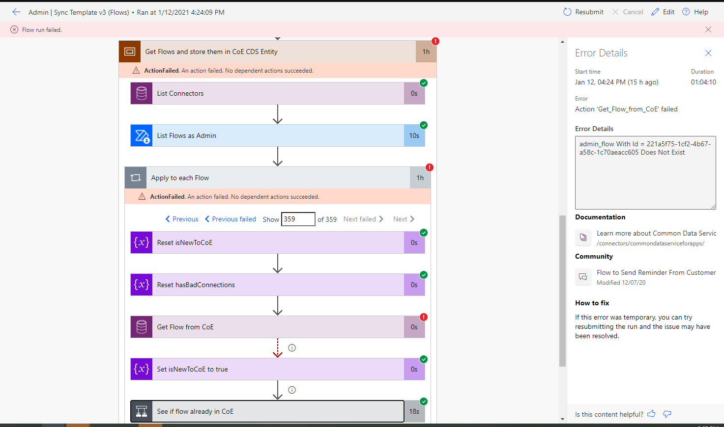 Issue with initial App and Flow sync routines · Issue #691 · microsoft ...