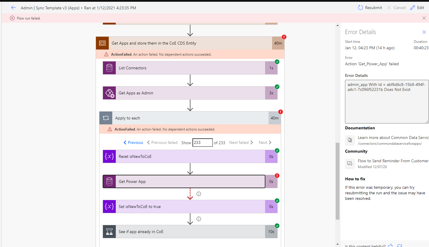 Issue with initial App and Flow sync routines · Issue #691 · microsoft/powerapps-tools · GitHub