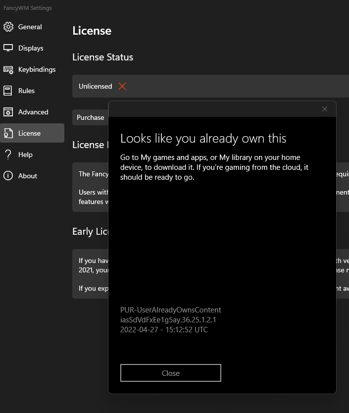 License Status not updating · Issue #81 · FancyWM/fancywm · GitHub