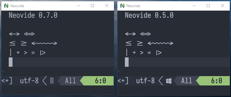 Iosevka ligatures messed up · Issue #742 · neovide/neovide · GitHub