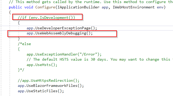 debugging blazor application in non-development mode does not work · Issue #30685 · dotnet ...