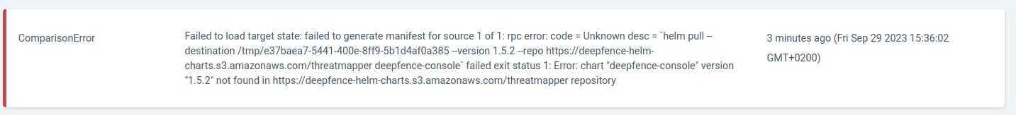 Versions 1.5.x of the helm charts disappeared from the s3 repository · Issue #1635 · deepfence ...