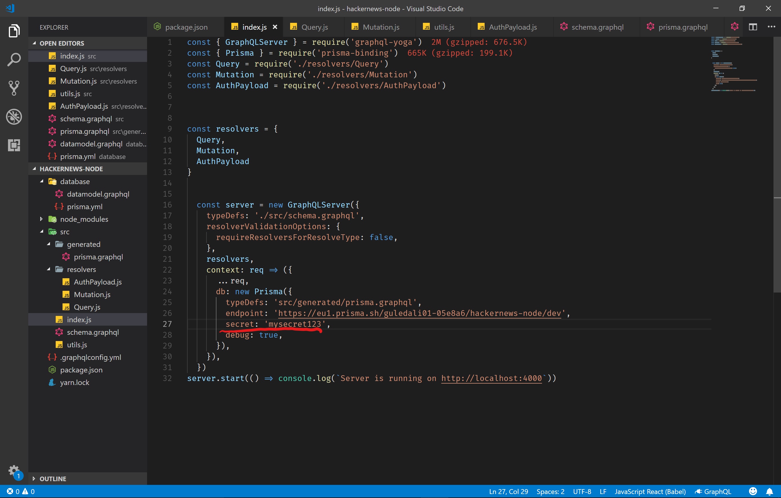 Authentication to sign up user.. Graphql-js/6-authentication/ · Issue #712 · howtographql ...