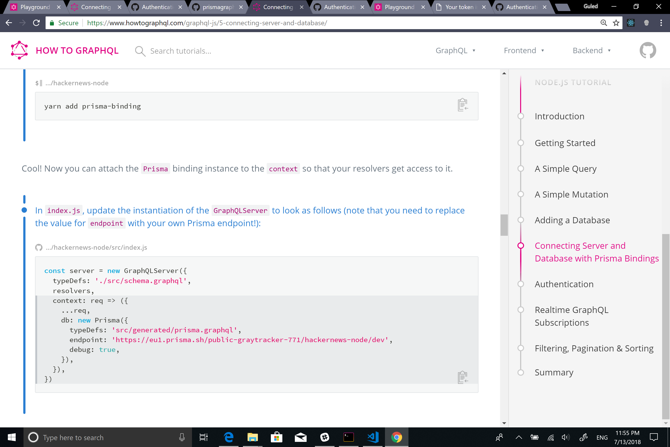 Authentication to sign up user.. Graphql-js/6-authentication/ · Issue #712 · howtographql ...