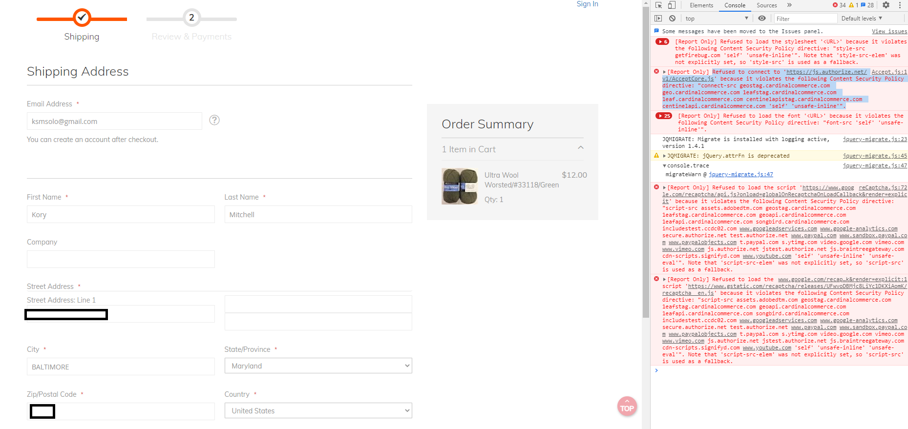 PayPal Payflow Credit Card checkout just spins out. Correct credentials in live mode of Magento ...