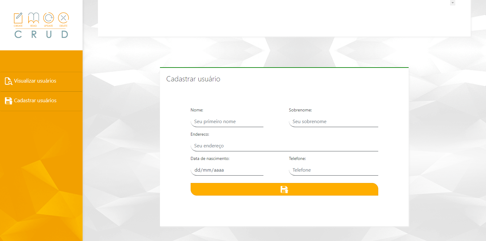GitHub - VictorMagalhaesSales/JSP-JavaWeb: CRUD com MySQL, JEE e JSP