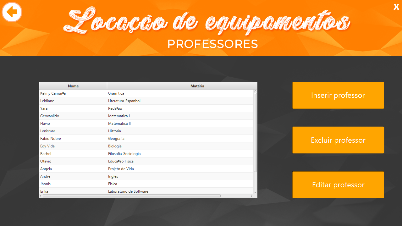 Github Victormagalhaessalesjavafx Locacao De Equipamentos Ferramentas Java Jdbc Javafx E