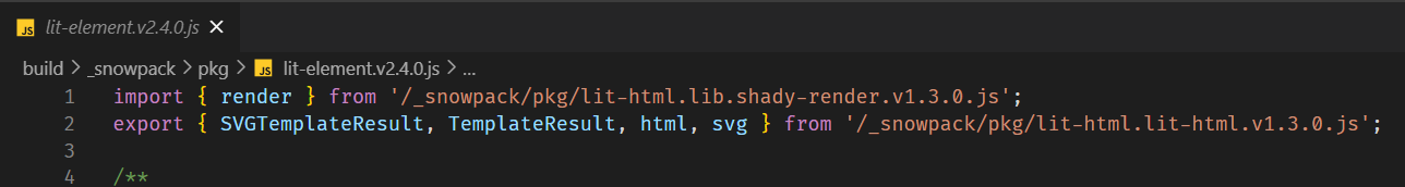 [BUG] Snowpack 3.1 build --watch missing dependencies · Issue #2931 · FredKSchott/snowpack · GitHub