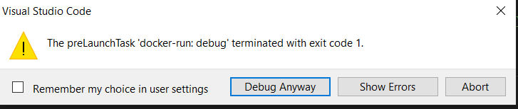 Unclear error message when context other than default is used with ...