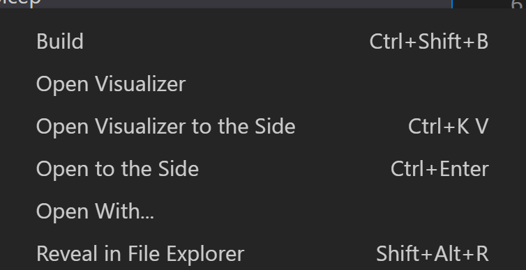 Change name of "Open Visualizer" -> "Open Visualizer in New Tab ...