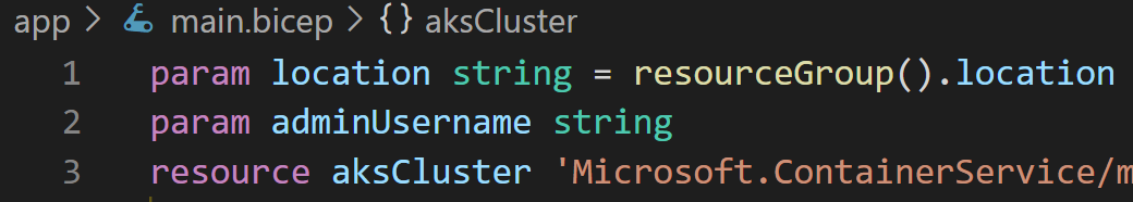 Autofix for any "use param instead" linter warnings · Issue #5714 · Azure/bicep · GitHub