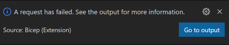 Bicep Commands Shouldnt Show Up In Output Window Right Click Context Menu · Issue 6338 · Azure