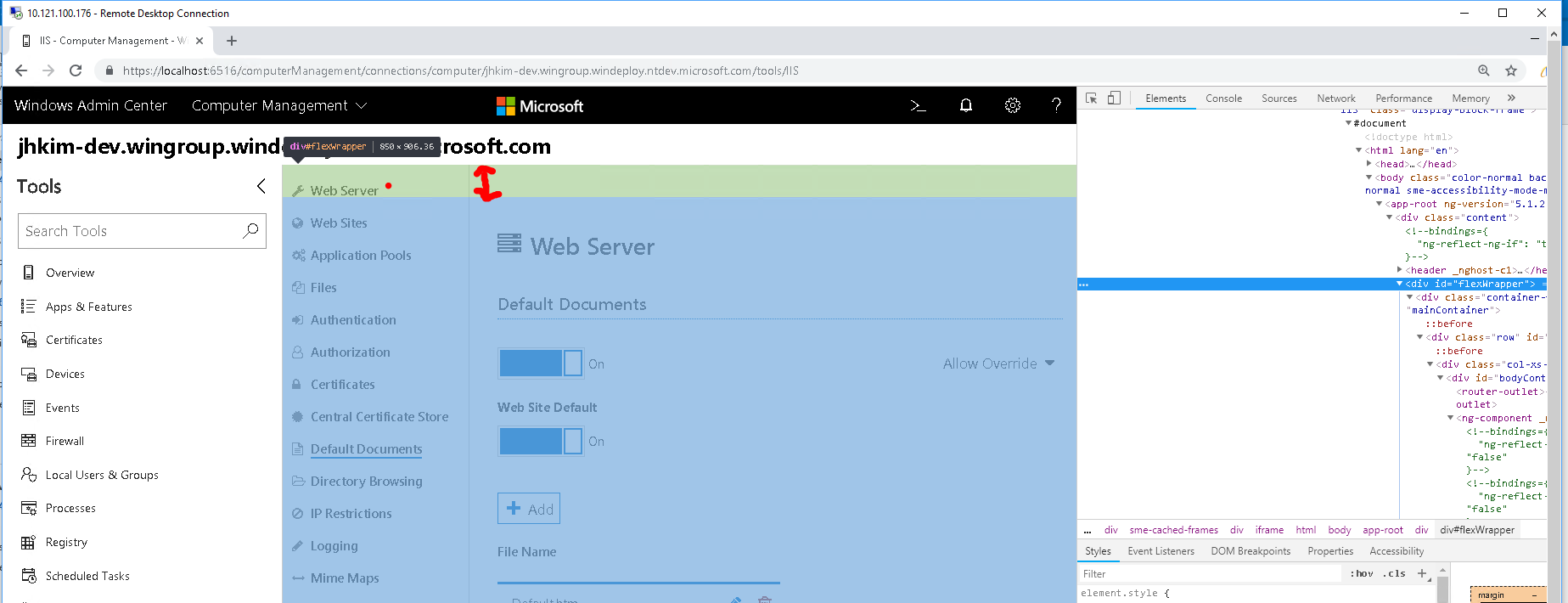 The empty space above the title of web server should be removed · Issue #314 · microsoft/IIS ...