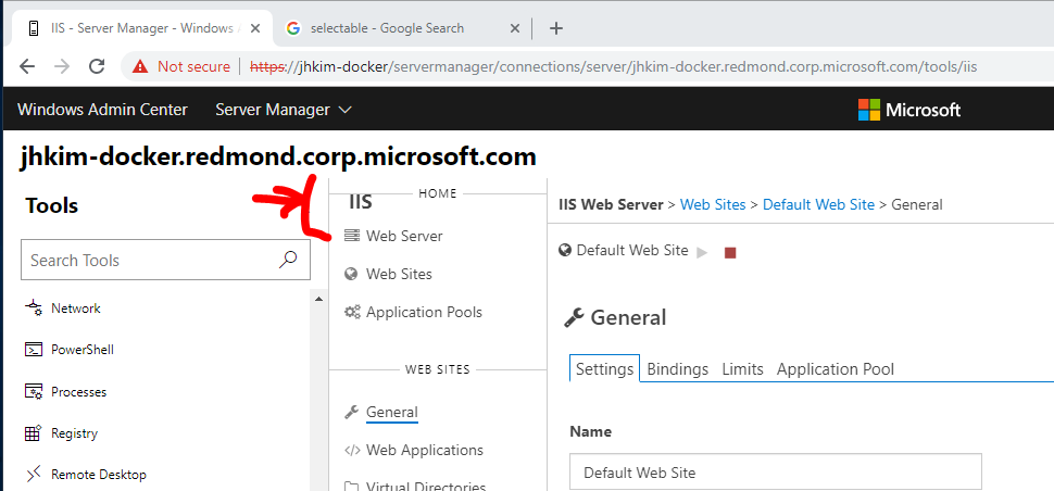 Content page title refactoring by shhsu · Pull Request #357 · microsoft/IIS.WebManager · GitHub