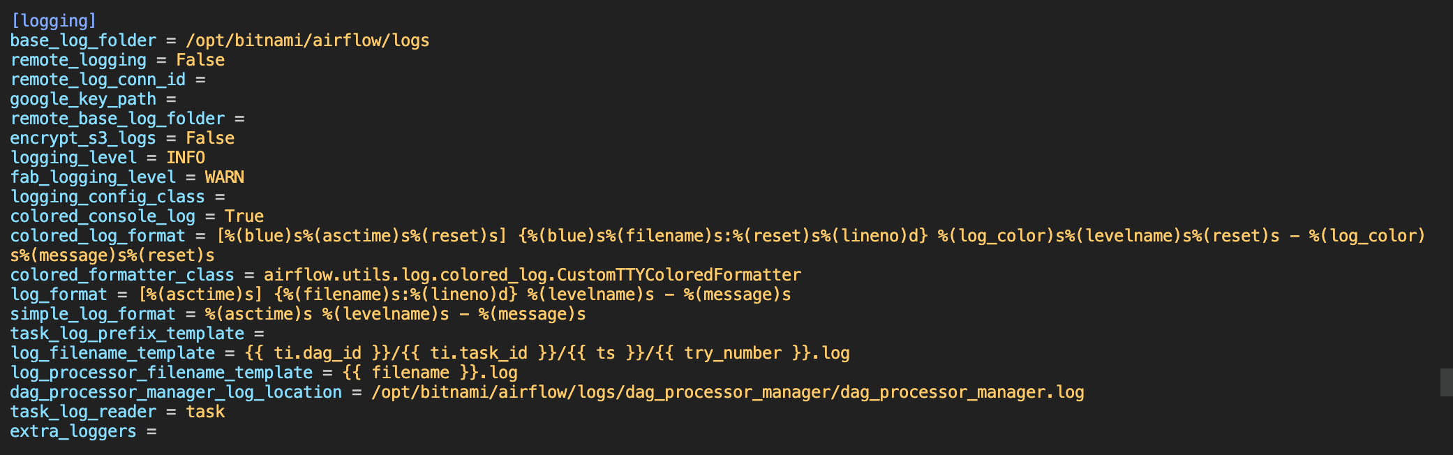 Airflow DAG Logs Not Showing in the UI or Log Directory · Issue #6194 · bitnami/charts · GitHub
