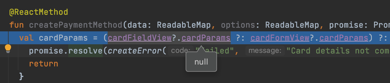 Error in createPaymentMethod: Card details not complete (Android) · Issue #624 · stripe/stripe ...