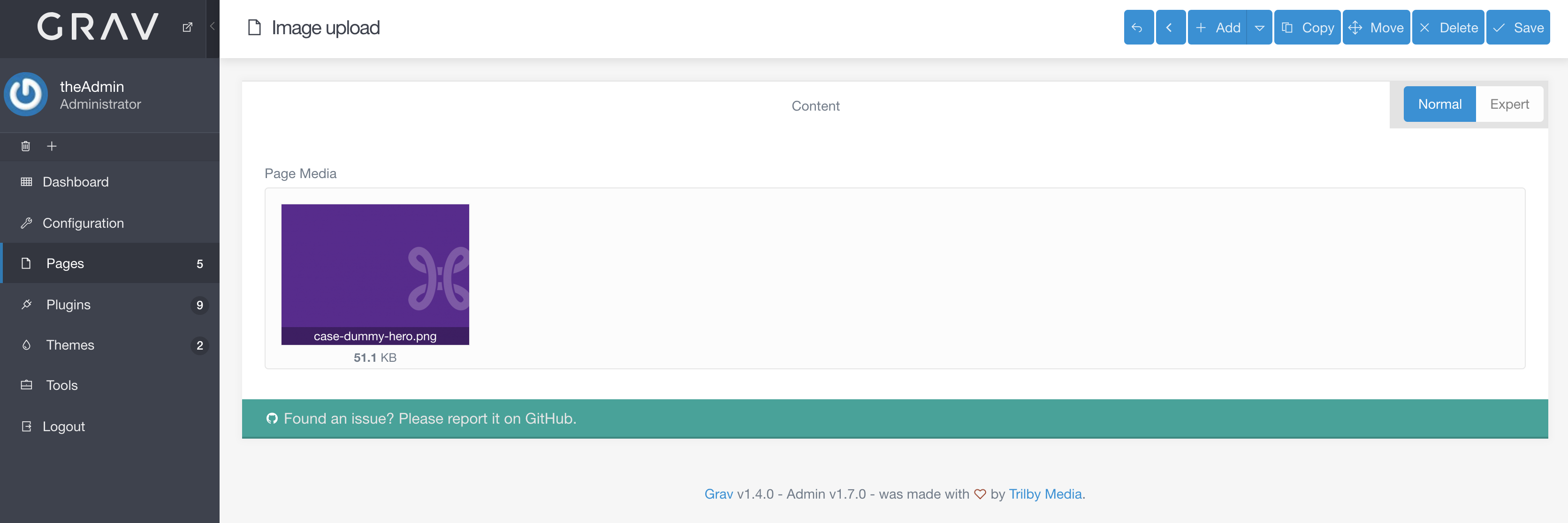 Image library - Feature request · Issue #1373 · getgrav/grav-plugin-admin · GitHub