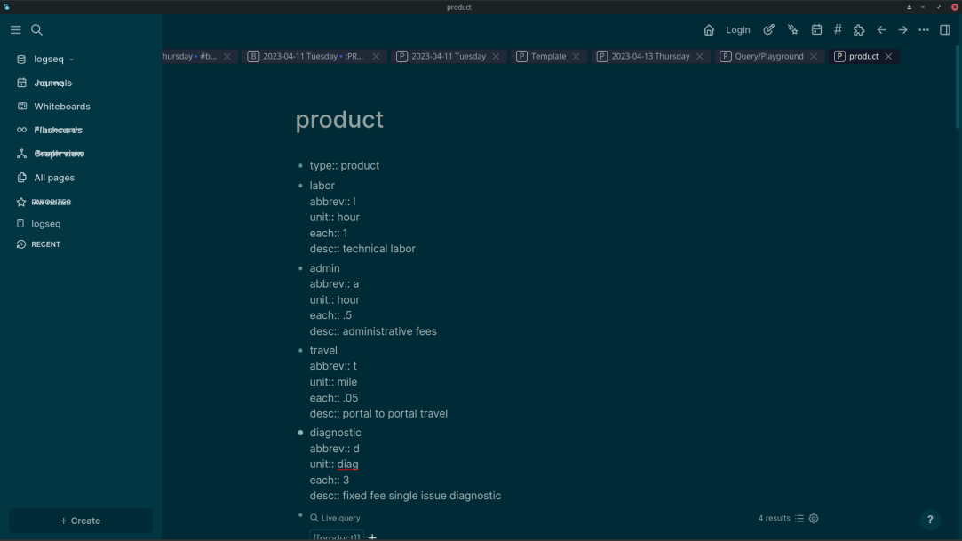 query won't display block properties in tables if backing store is org ...