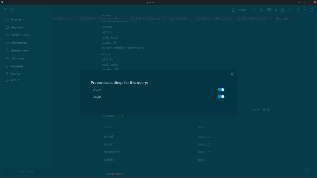 query won't display block properties in tables if backing store is org files · Issue #9156 ...