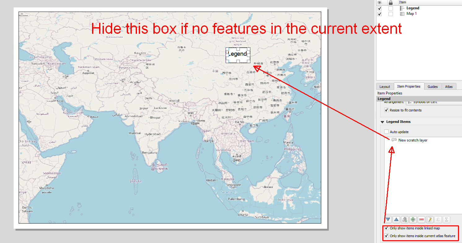 Add an option to hide the legend box in the print composer when no layers are visible in the ...