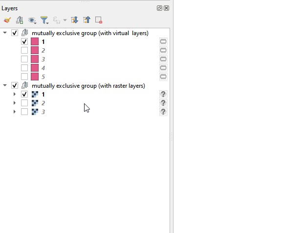 Moving the visible layer inside the Mutually Exclusive Group makes it invisible · Issue #49959 ...
