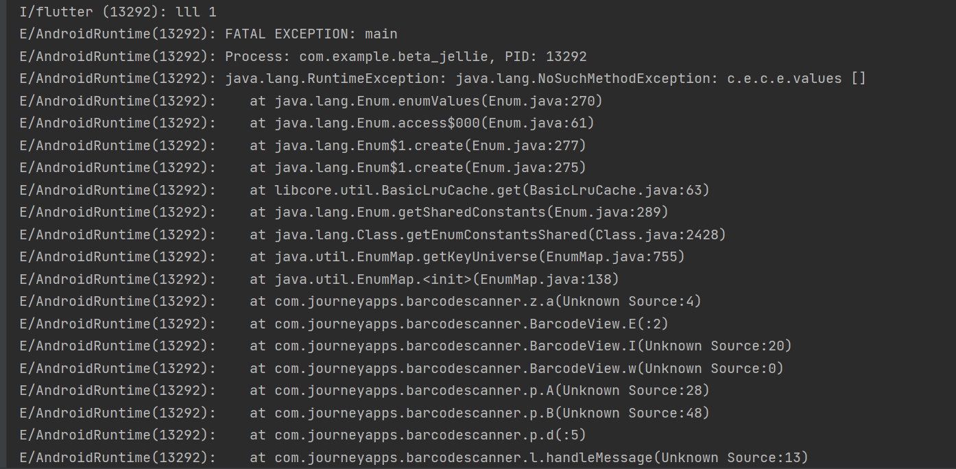 [BUG] Crash on release APK Android OS 11 · Issue #455 · juliuscanute/qr_code_scanner · GitHub
