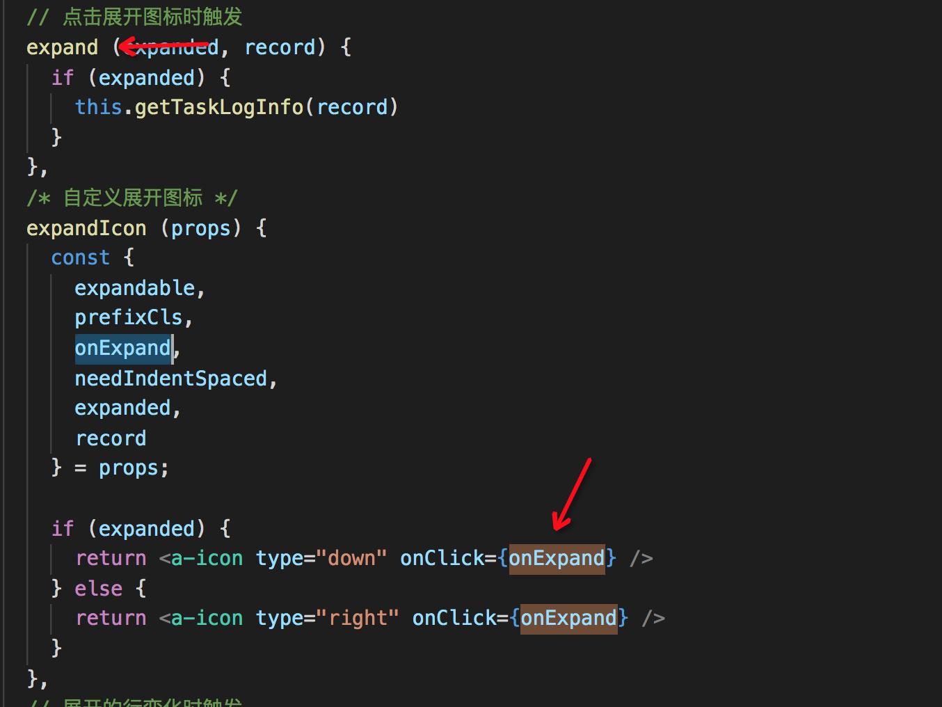 table组件修改展开图标expandIcon不起效果 · Issue #570 · vueComponent/ant-design-vue-pro · GitHub