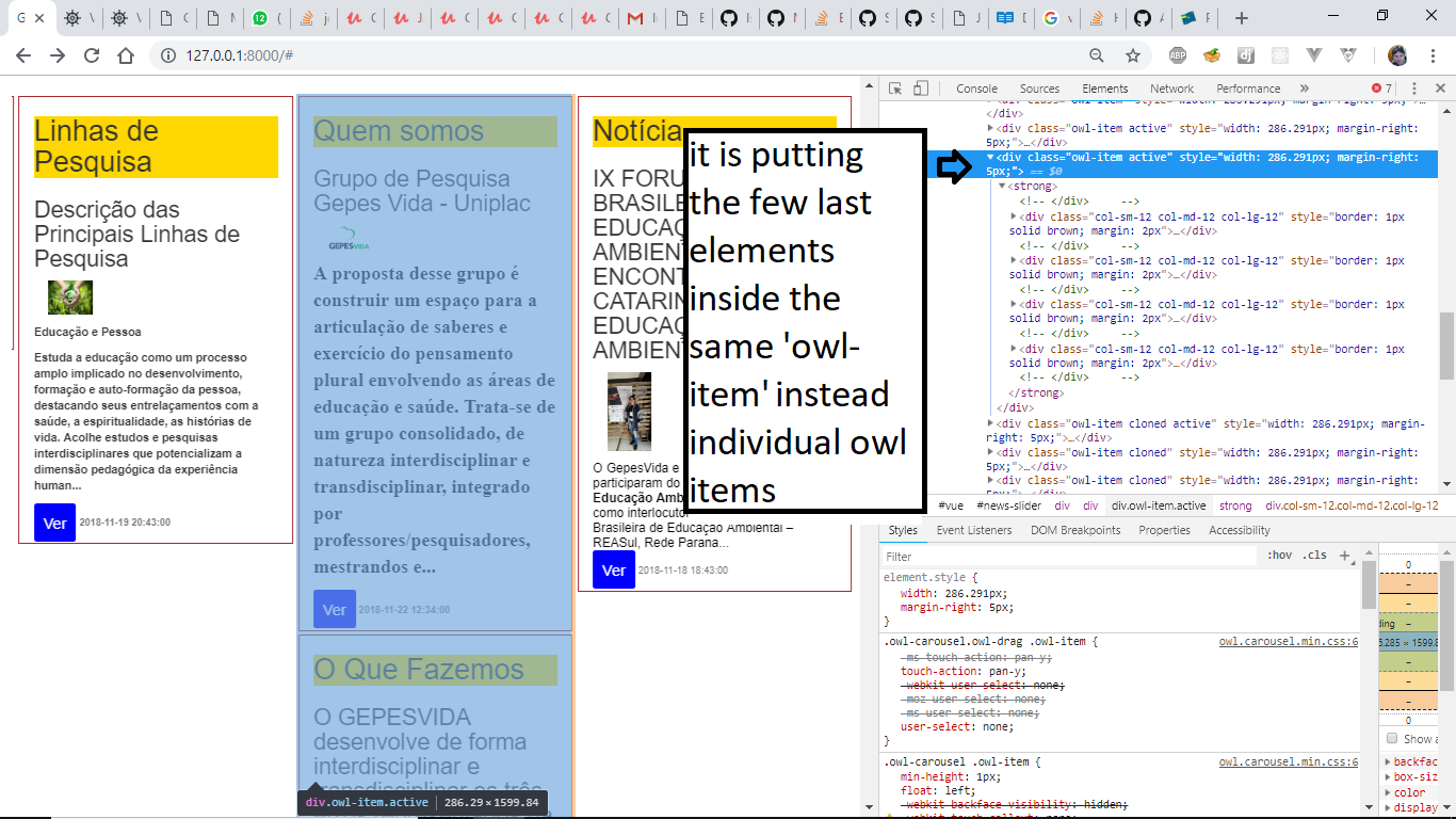 stacking items after 7 or more items · Issue #2494 · OwlCarousel2/OwlCarousel2 · GitHub
