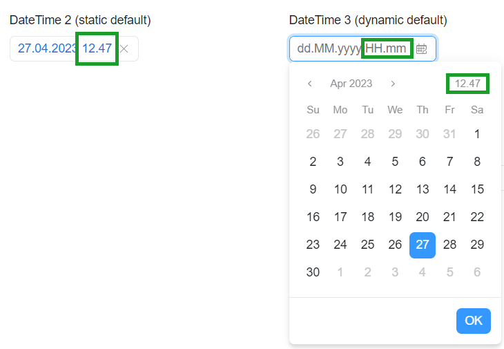 DatePicket time separator not showing the one set in the format pattern but the fixed ...