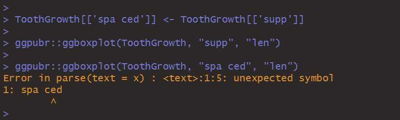 Column names with spaces can't be plotted. · Issue #388 · kassambara ...